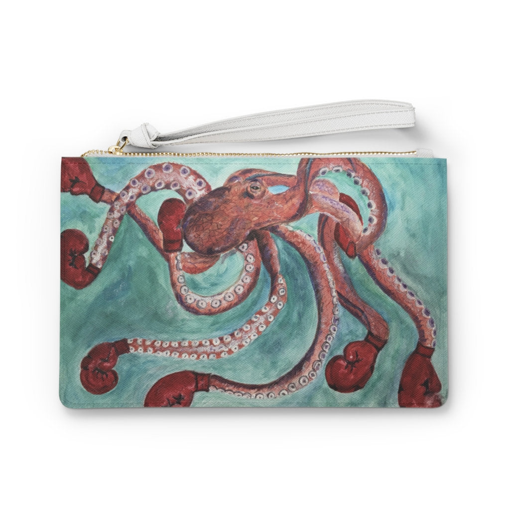 Boxing Octopus Clutch Bag – Whimsically Frazzled