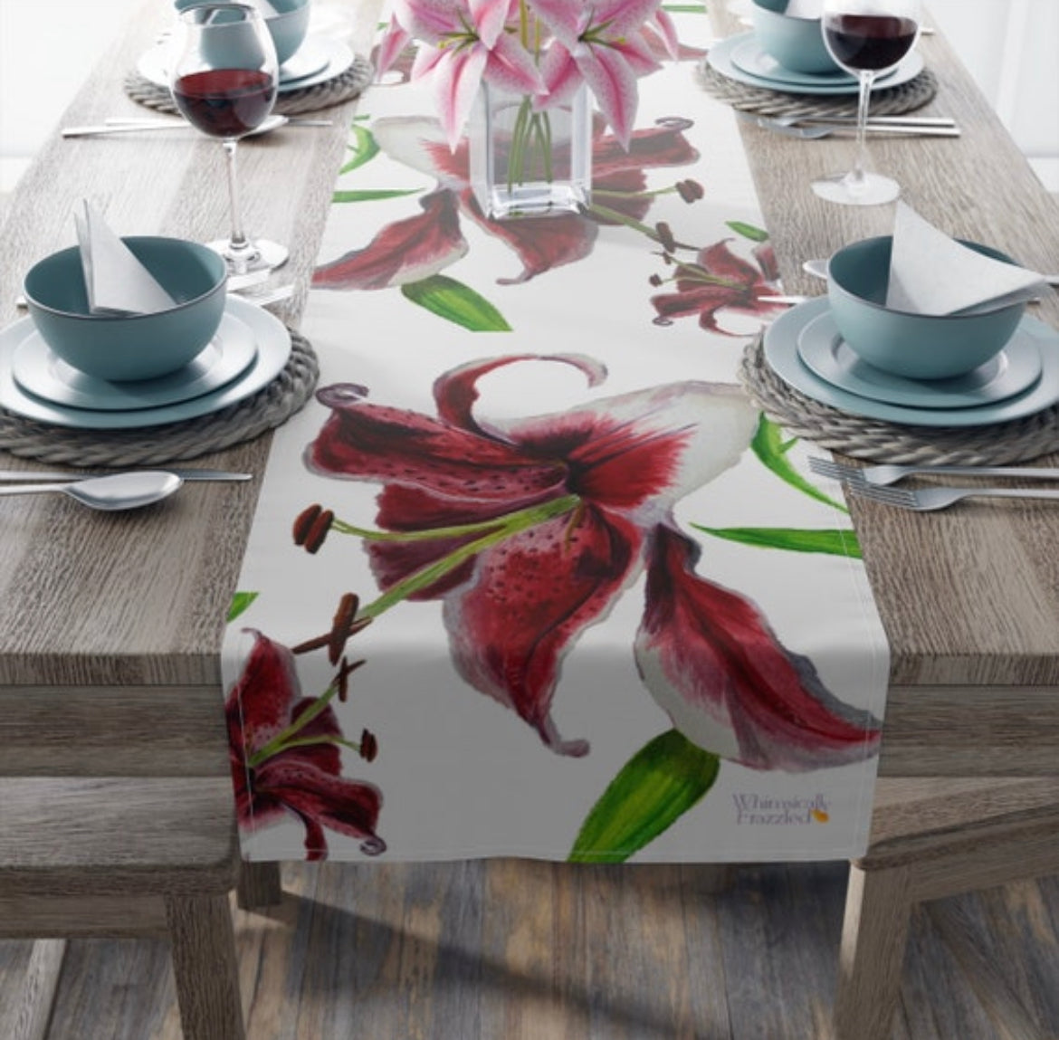 Stargazer Lily Table Linen Gift Set – Whimsically Frazzled